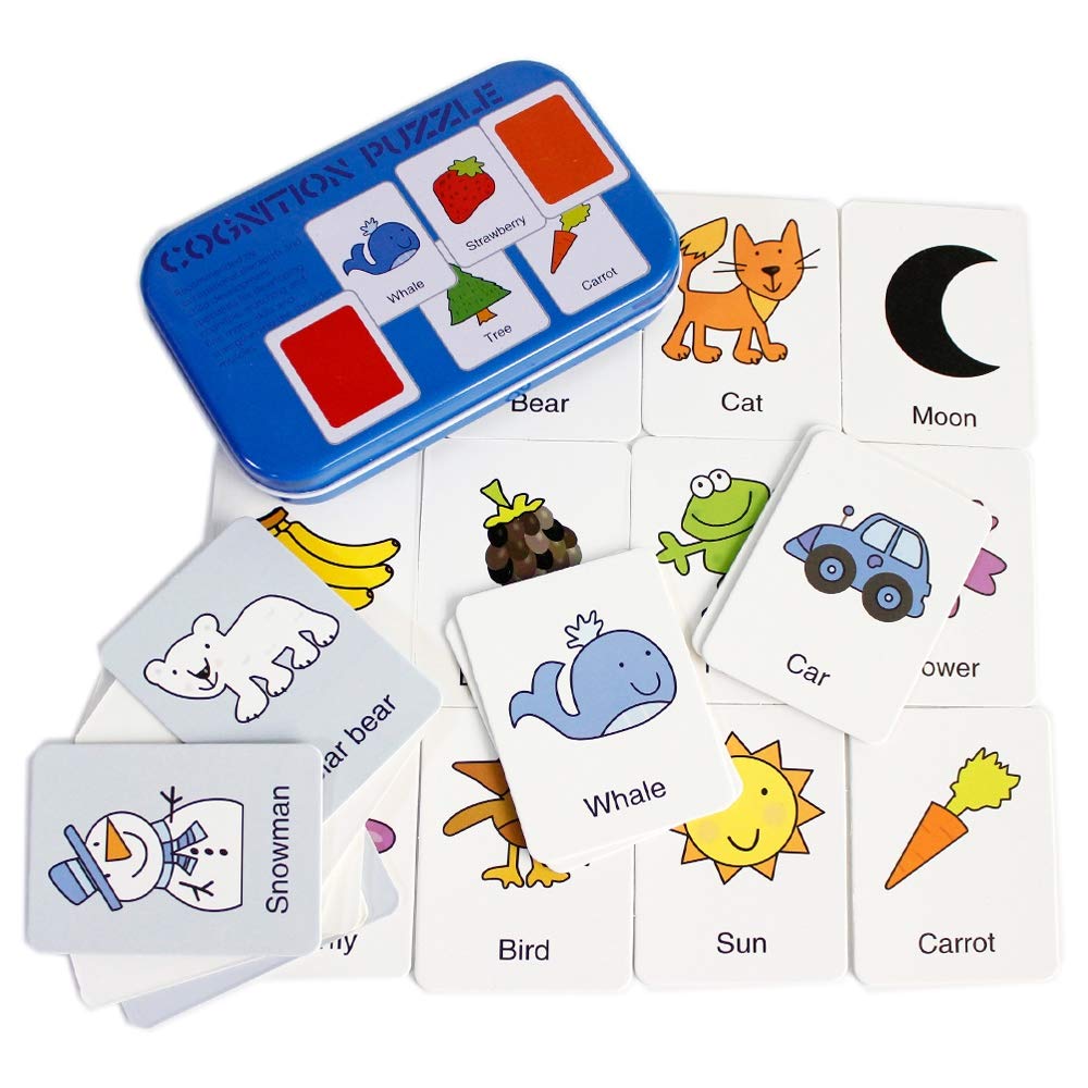32 Piece Shape Recognition Cards - Biblu box