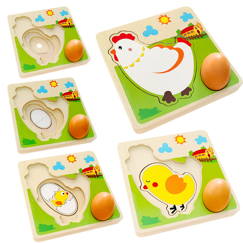 3D Hen Puzzle - Biblu box