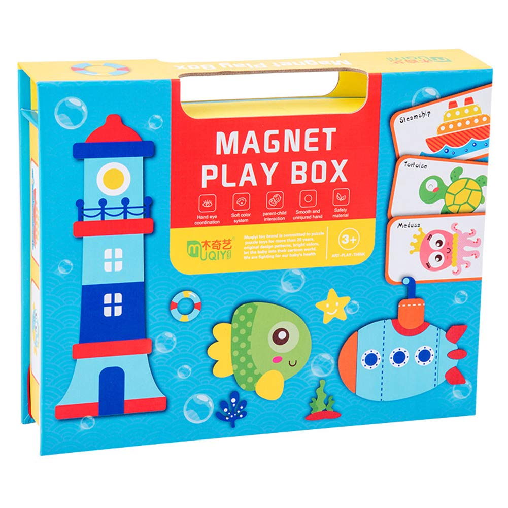 Ocean Magnetic Puzzle Book - Biblu box