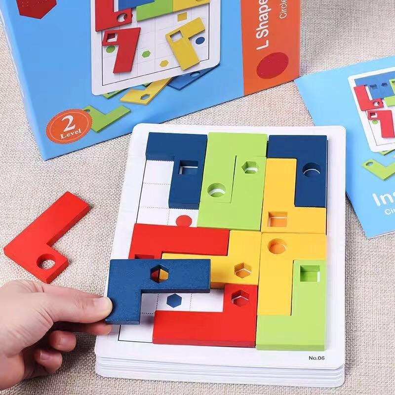 Logical Matching- Circles,Squares &Hexagon (Level 2) - Biblu box