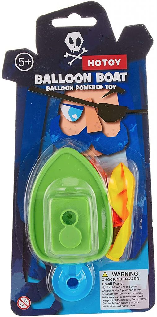 Balloon Powered Boat - Biblu box