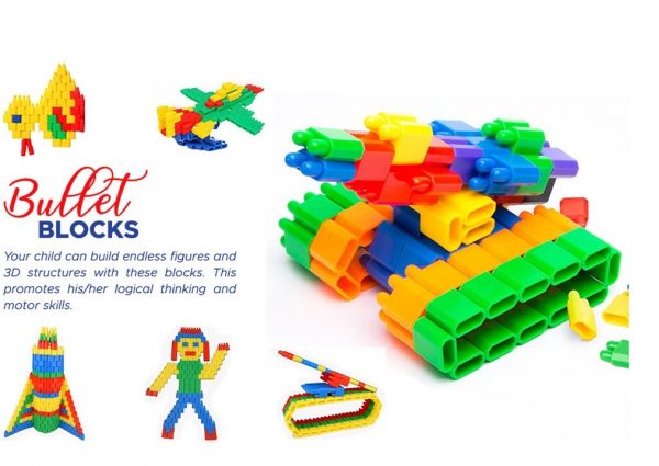 150pcs Bullet Blocks - Biblu box