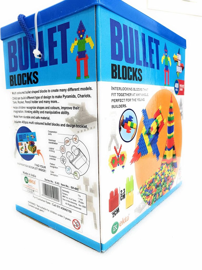 400pcs Bullet Blocks - Biblu box