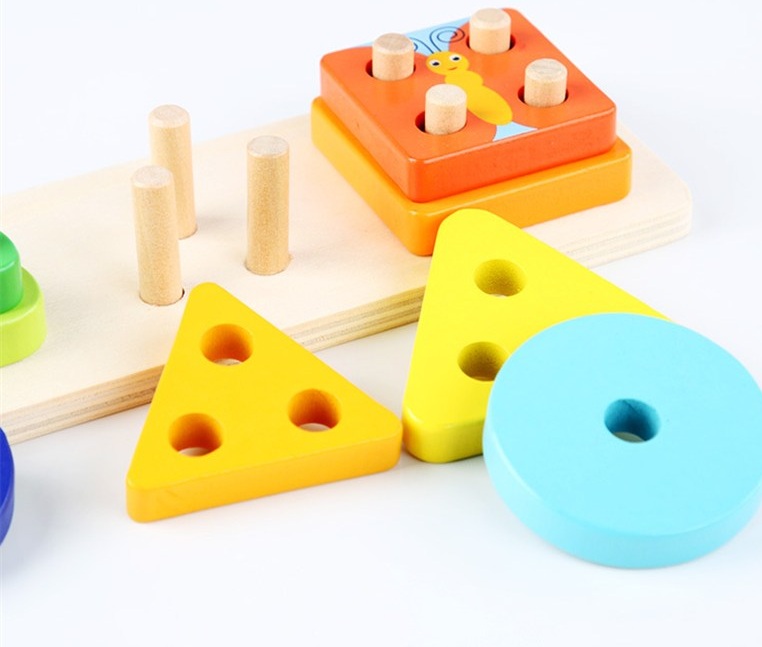 Animal Shape Sorter and Stack - Biblu box