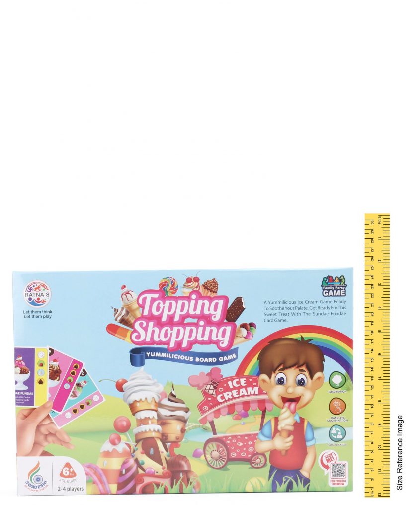 Topping Shopping Card Game - Biblu box