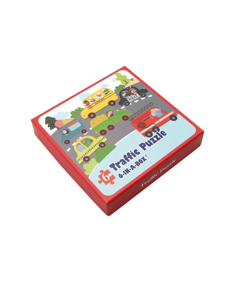 Six in One Traffic Puzzle - Biblu box