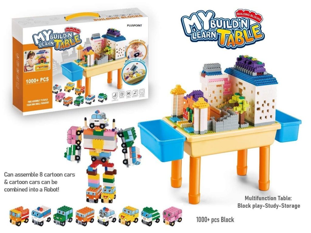 Building Blocks Learning table - Biblu box