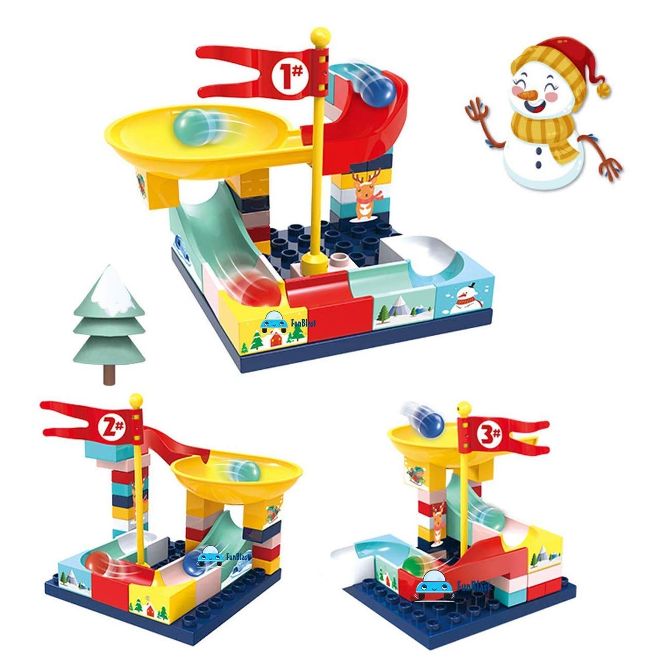 Rolling Ball Building Blocks - Biblu box