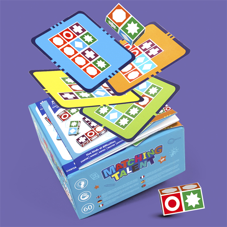 Wooden Matching Talent Puzzle Game - Biblu box