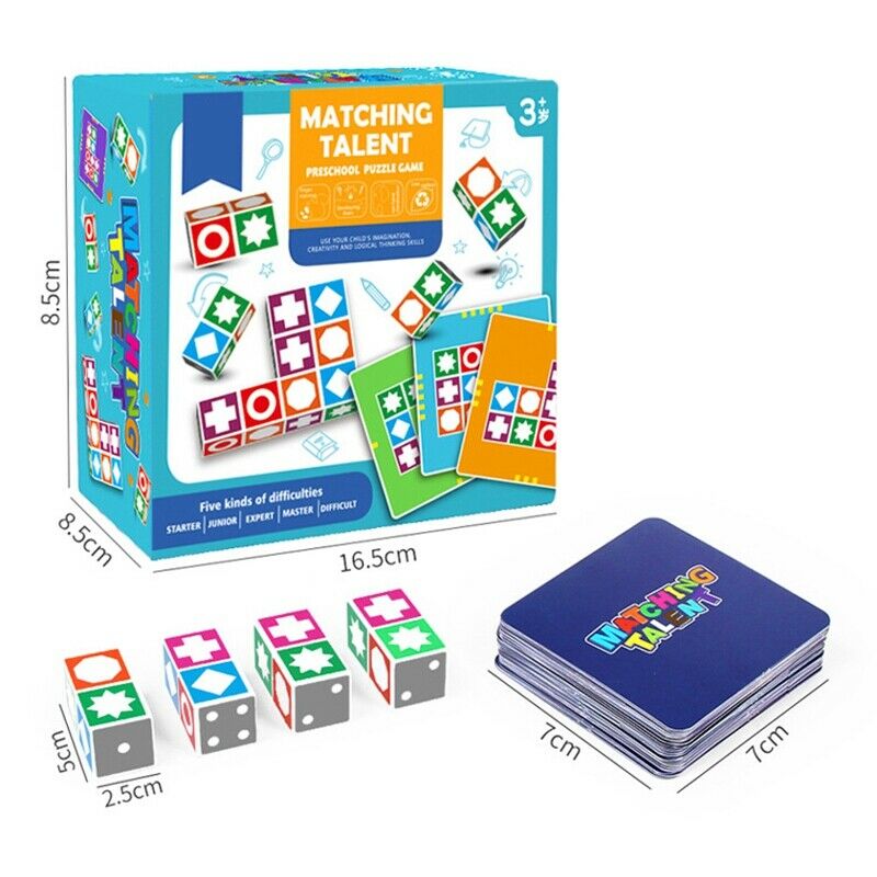 Wooden Matching Talent Puzzle Game - Biblu box