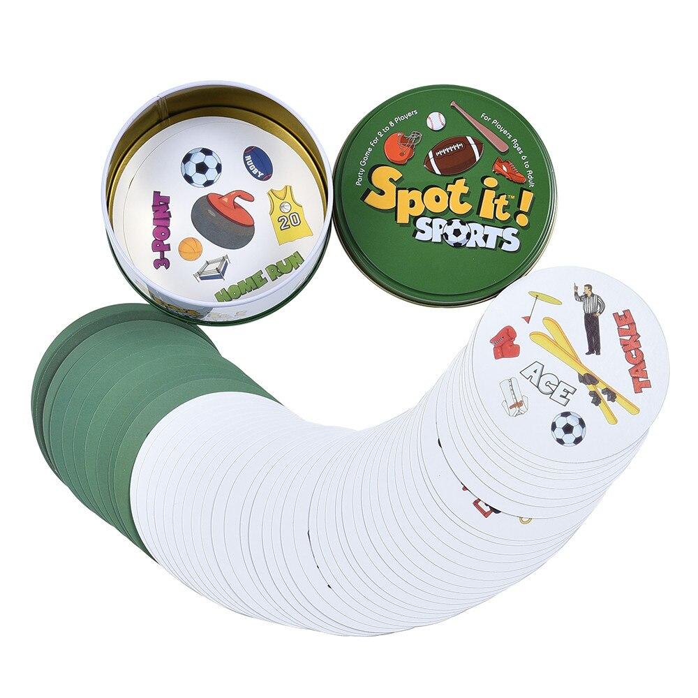 Spot It Game-Sports - Biblu box