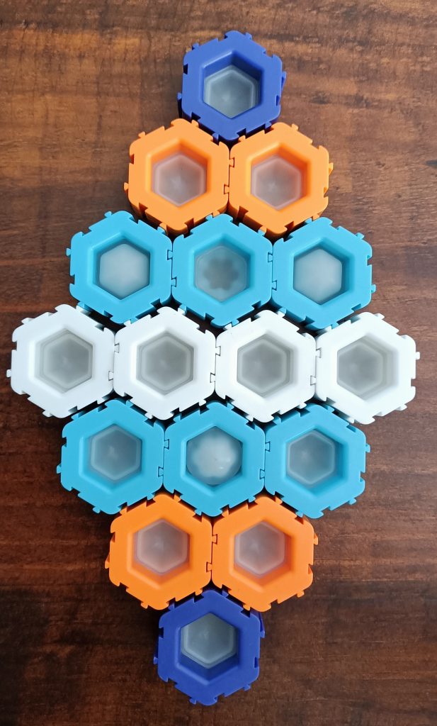 Senorial Push Pop Bubble Building Blocks - Biblu box