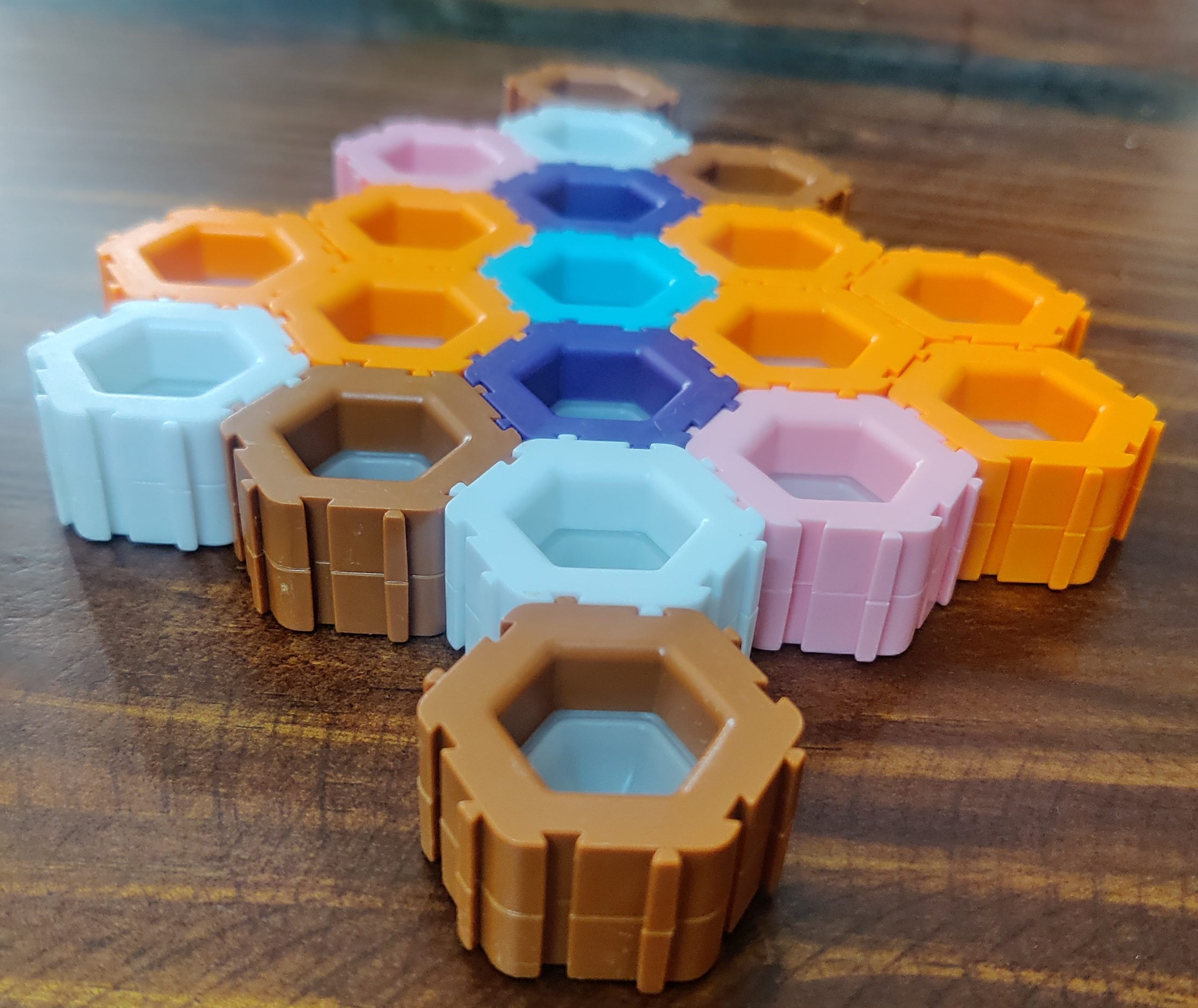 Senorial Push Pop Bubble Building Blocks - Biblu box