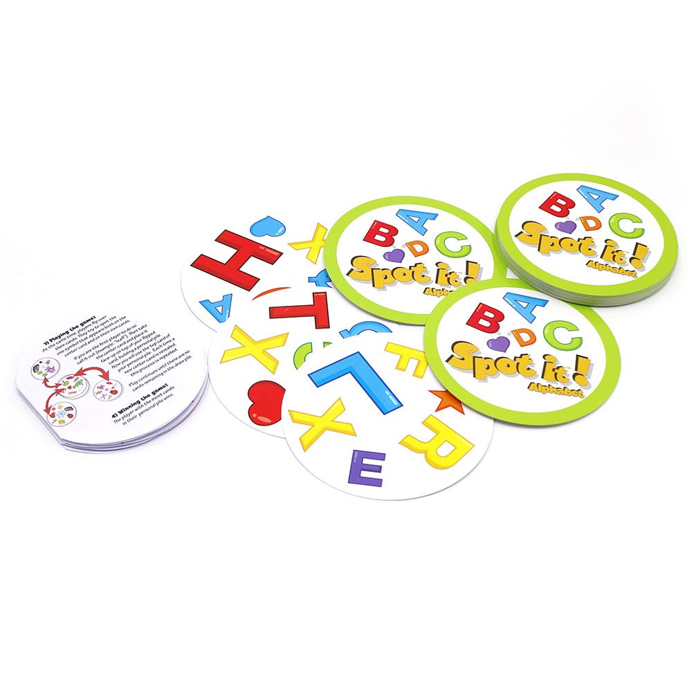 Spot It Game-Alphabets - Biblu box