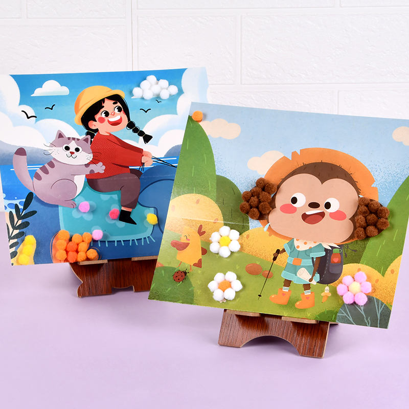 DIY ART with Pom-pom - Biblu box