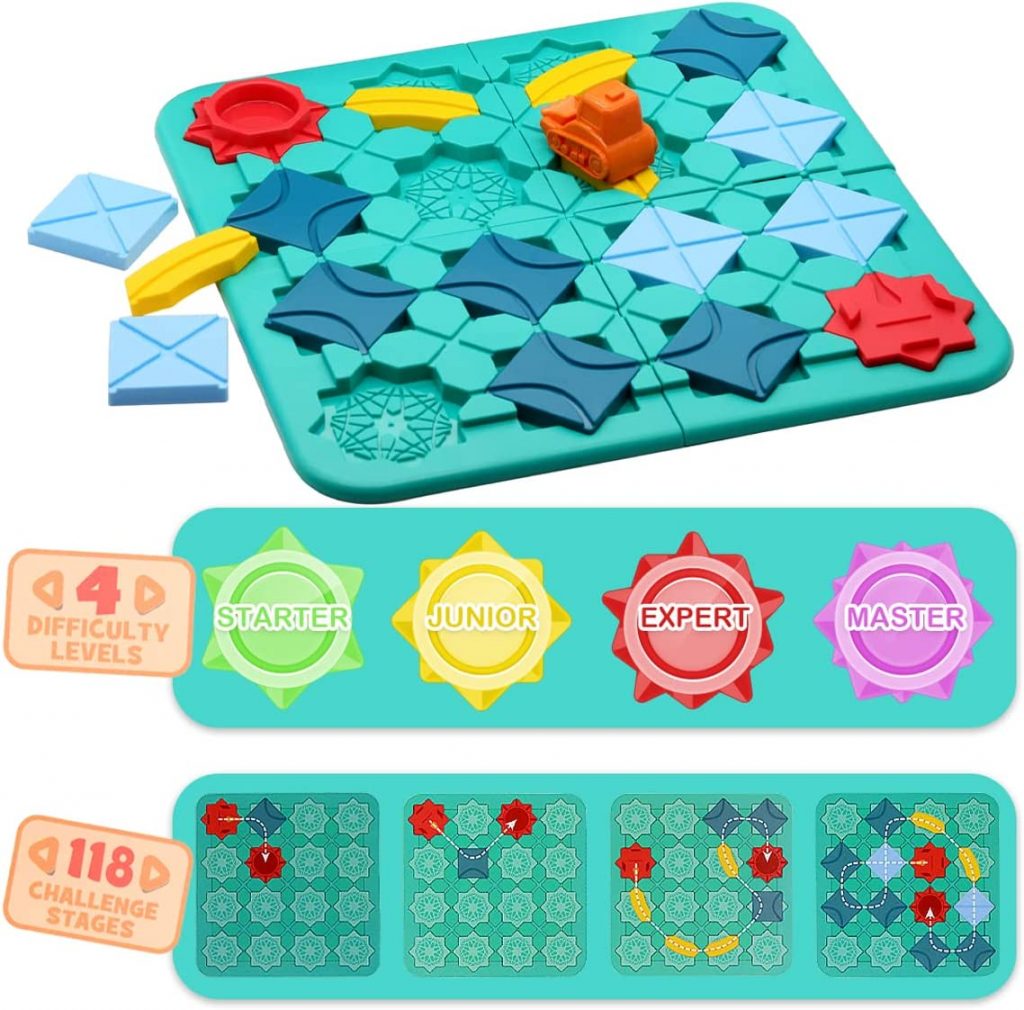Logical Road Builder Game - Biblu box