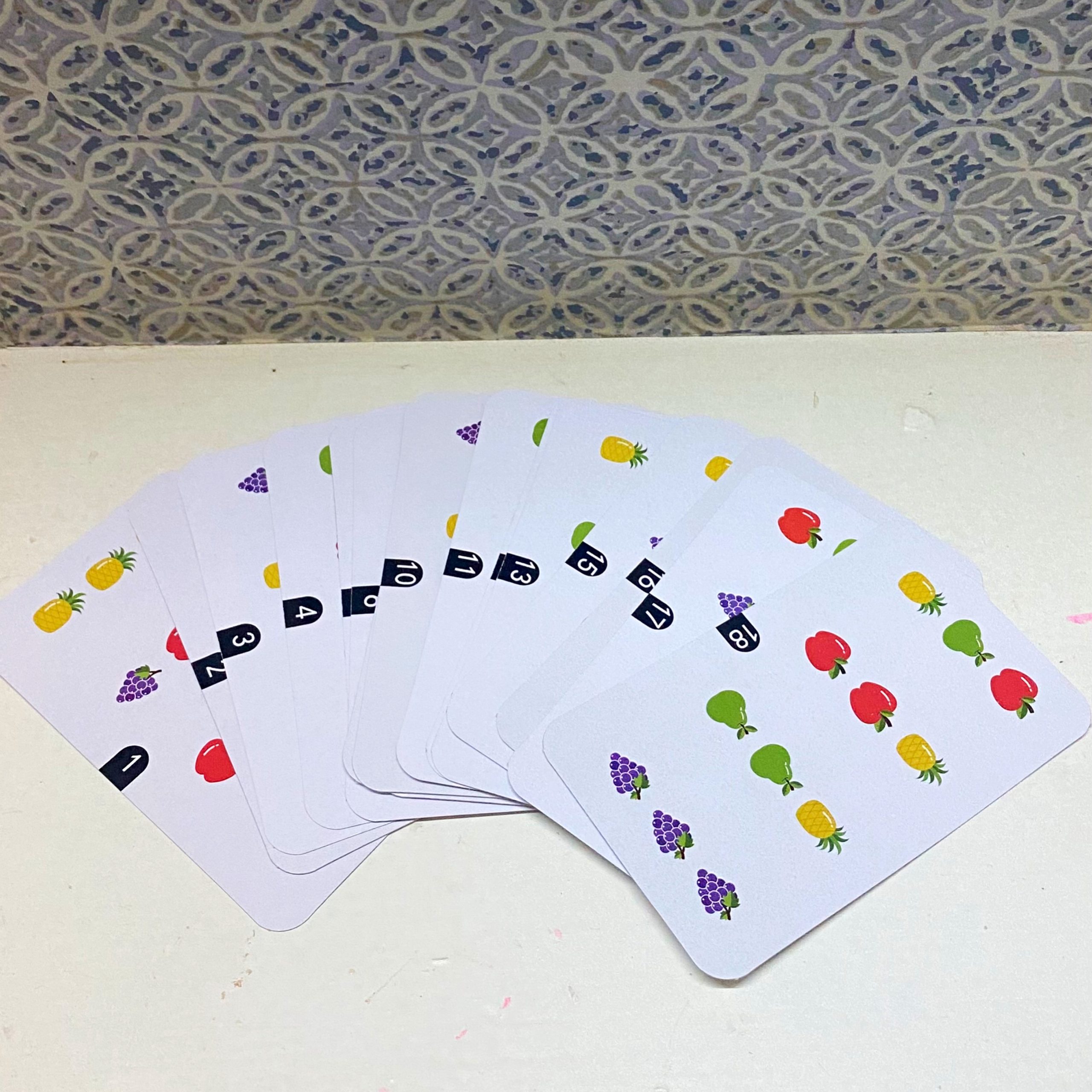Four Colour Fruit Logic Game - Biblu box