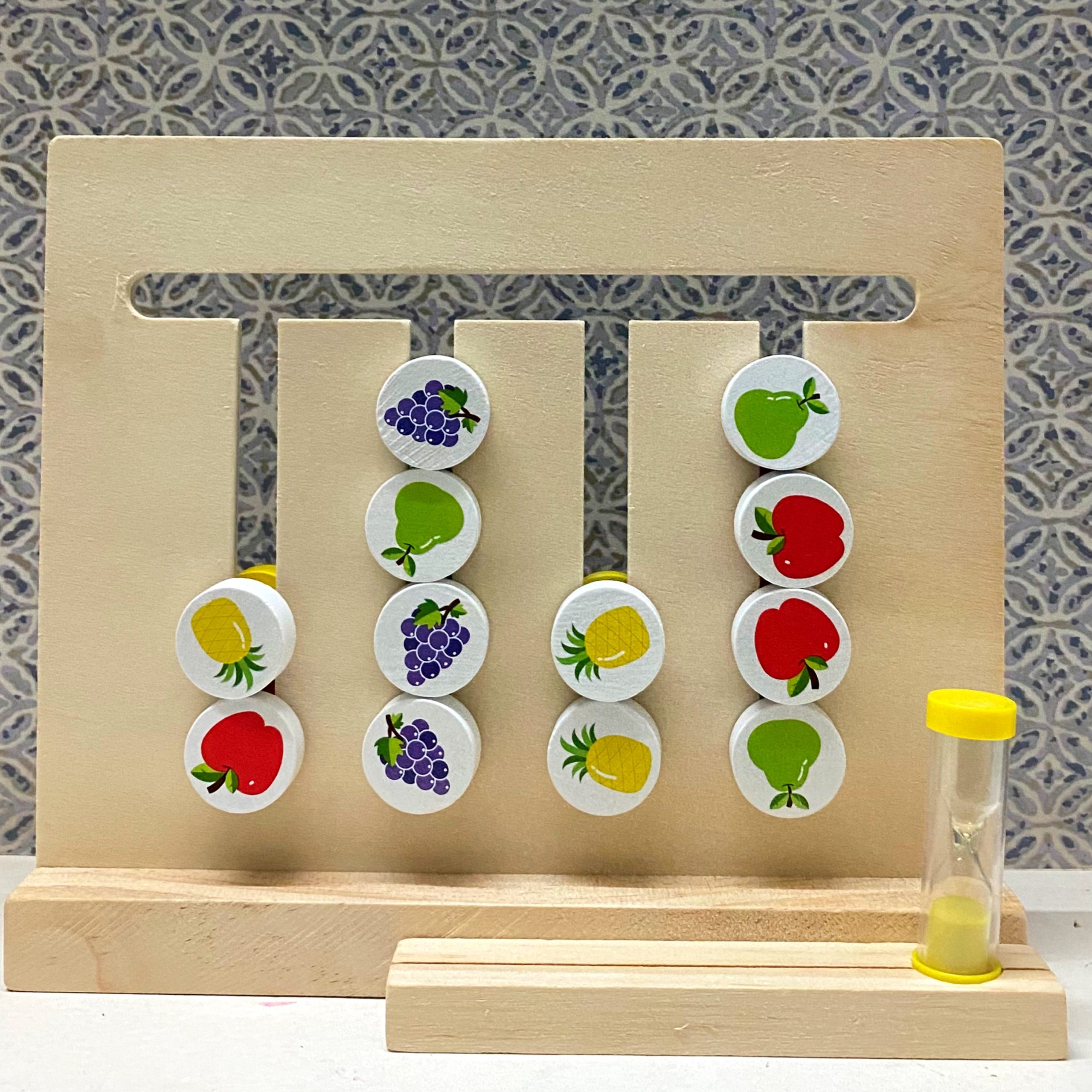 Four Colour Fruit Logic Game - Biblu box