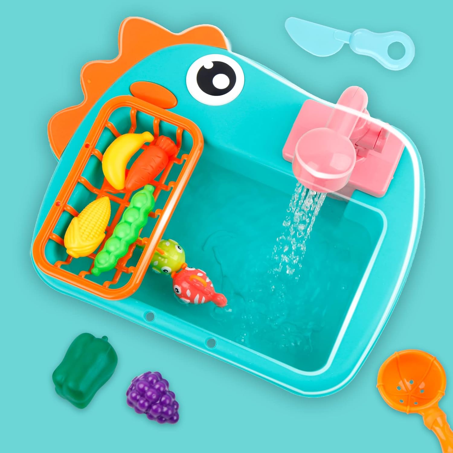 Dino Roleplay Sink Set - Biblu box