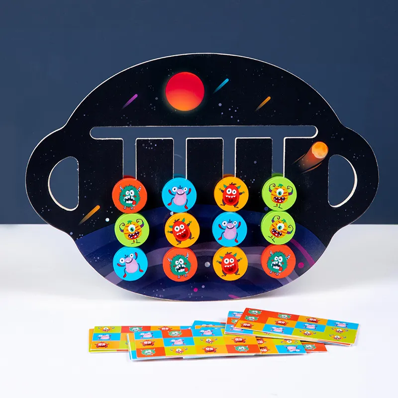 Four Colour Monster Logic Game - Biblu box